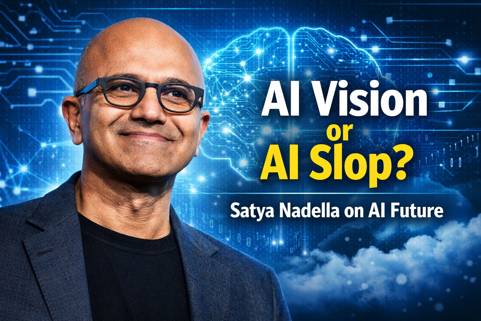 Microsoft CEO Satya Nadella on AI: Vision, Strategy, or “AI Slop”? - Bigsansar