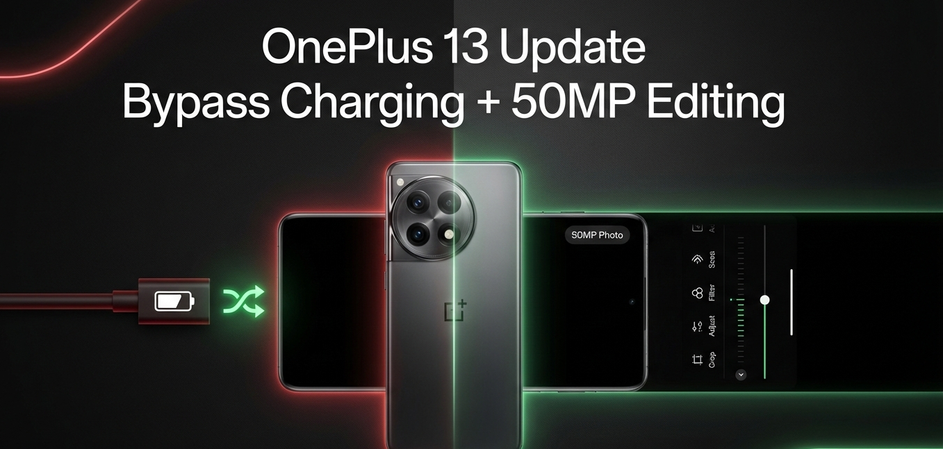 OnePlus 13 Update Adds Bypass Charging and 50MP Photo Editing - Bigsansar