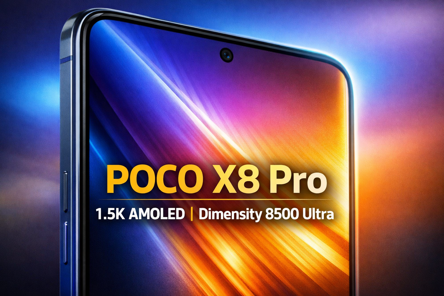 POCO X8 Pro: 1.5K AMOLED, Dimensity 8500 Ultra & Fast Charging - Bigsansar