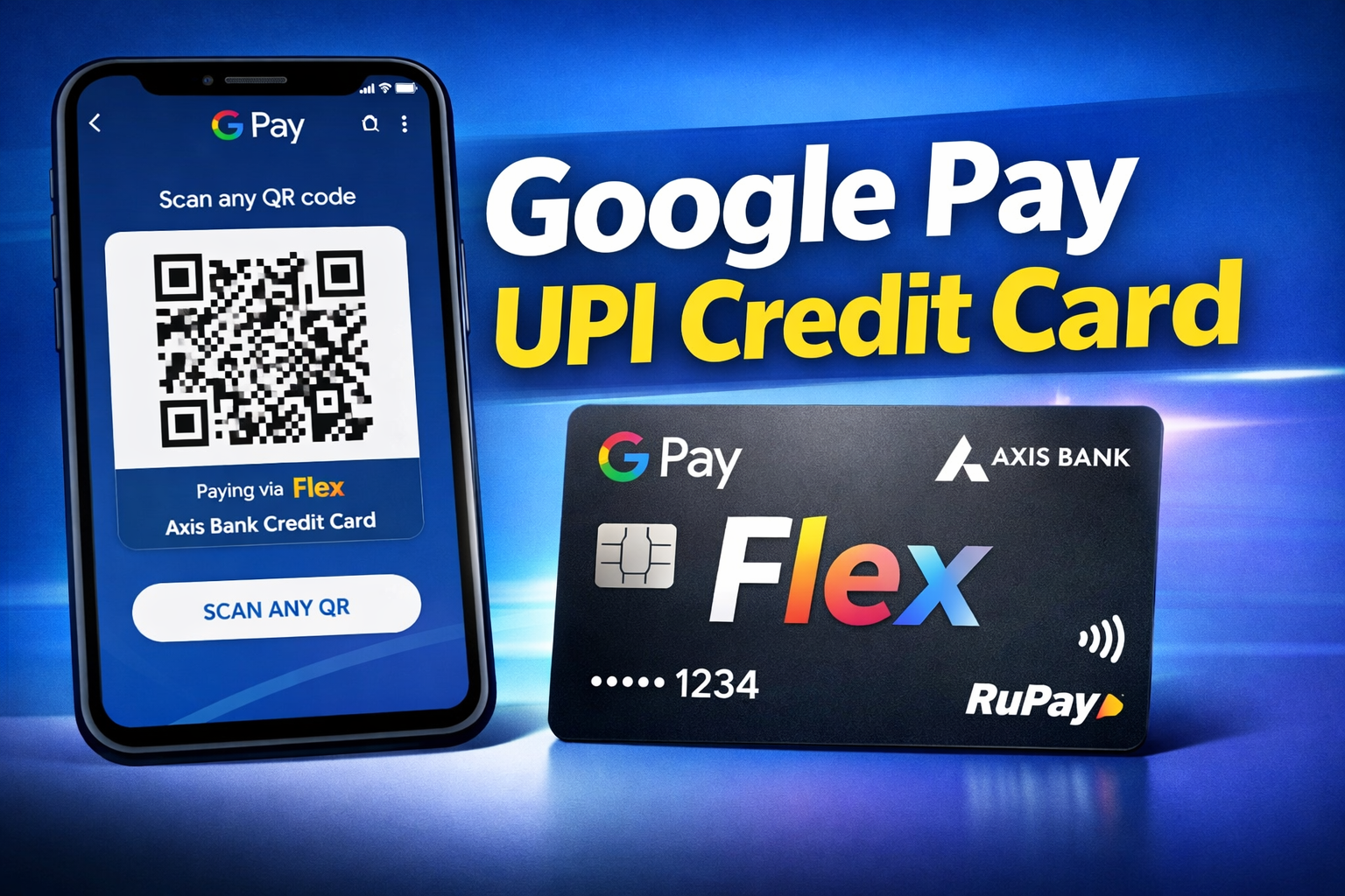 Google Pay Flex Axis Bank Credit Card Launched with UPI Support - Bigsansar